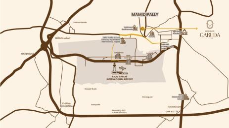 Vaishnaoi Developers Vaishnaoi Garuda Map - Shamshabad, Hyderabad ...