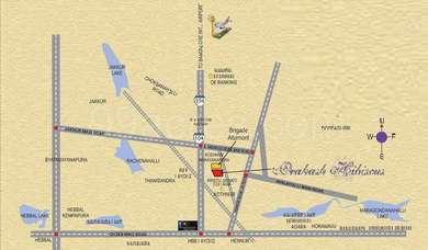 Vaishnavi Constructions Builders Prakash Hibiscus Map - Kothanur, Near ...