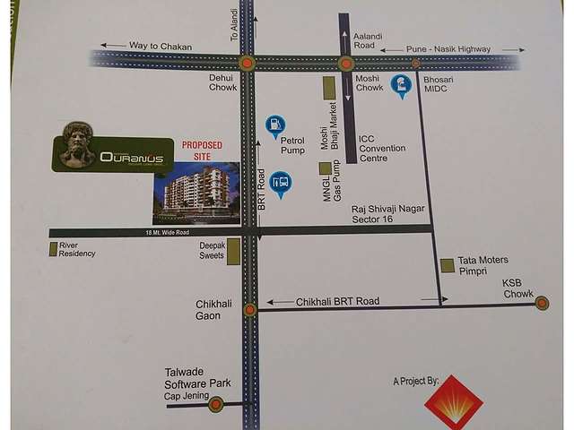 Vaishnavi Ouranos Chikhali, Pune | Price List & Brochure, Floor Plan, Location Map & Reviews