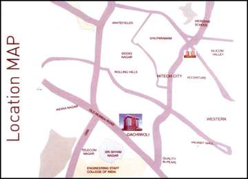 Vaishnavi Estates Builders Vaishnavi Commercial Map - Gachibowli ...