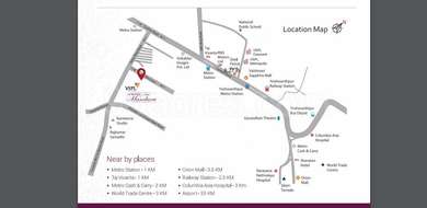 VSPL Vaishnavi Mandara Map - Narasimha Layout, Yeshwanthpur Location Map