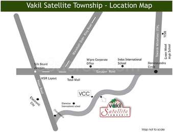 Vakil Housing Development Corporation Vakil Satellite Township Map ...