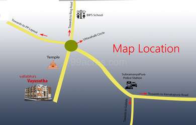 Vallabha Developers Vallabha Vayusutha Map - Uttarahalli, Bangalore ...