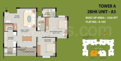 3 BHK / Bedroom Apartment / Flat for rent in Valmark Ananda Hulimavu ...