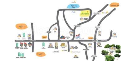 Valmark Group Builders Valmark Ananda Map - Hulimavu, Bangalore ...