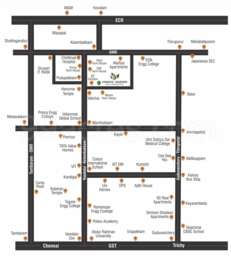 Vanavil Estate Vanavil Garden Map - Vandalur Kelambakkam Road, Chennai ...