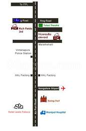 Vanshee Builders Vanshee Rich Fields Map - Marathahalli, Bangalore ...