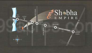 Varadmurti Constructions Varadmurti Shobha Empire Map - Moshi, Pune ...
