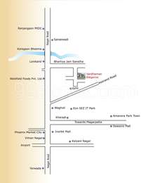 Vardhaman Developers Pune Vardhaman Elegance Map - Wagholi, Pune ...