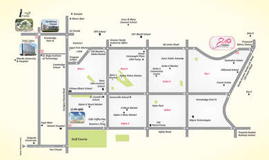 Vardhman Group Vardhman Vedic Suites Map - Knowledge Park 3, Greater ...