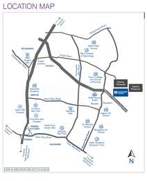 Adarsh Group Adarsh Wisteria Map - Hennur Road, Bangalore North ...