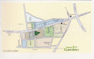 Varun Developers Mumbai Varun Garden Map - Manpada, Thane Location Map