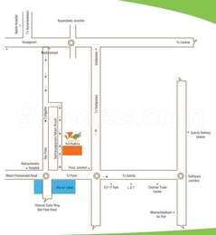 Vasanth Nivas Vasanth Sree Chakra Park Map - Porur, Chennai Location Map