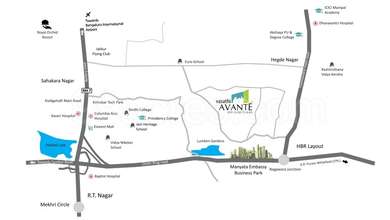Vasathi Housing Builders Vasathi Avante Map - Rachenahalli, Bangalore ...