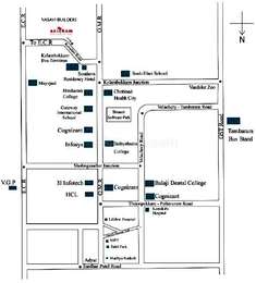 Vasavi Builders Vasavi Anicham Map - Kelambakkam, Chennai Location Map