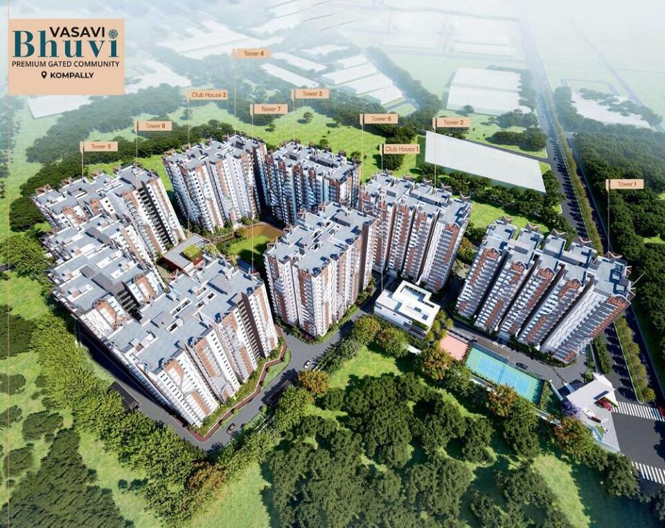 Bhuvi by Vasavi Buildox Kompally, Hyderabad | Price List & Brochure ...