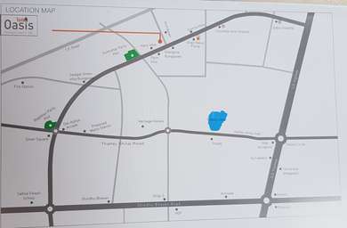 Vastu Buildcon Vastu Oasis Map - Thaltej, Ahmedabad West Location Map