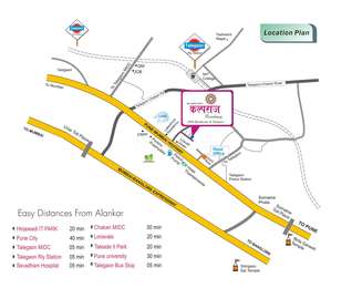Vastu Developers Pune Vastu Kalparaj Residency Map - Talegaon Dabhade ...
