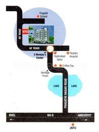Vasu Constructions Vasu Sri Sai Ganesh Heights Map - Nizampet ...