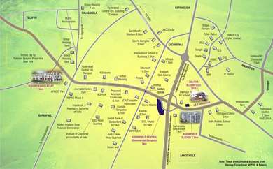 Vasudeva Realtors Builders Vasudeva Bloomfield Elation Villas Map ...