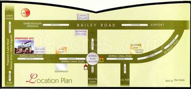 Vasundhara Homes Vasundhara Metro Mall Map - Buddha Colony, Patna ...