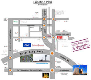 Vasundhara Projects Vasundhara Lorven City Map - Kothur, Hyderabad ...