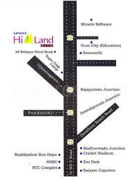Vasundhara Projects Vasundhara Lorvens Hi Land Map - Maddilapalem ...