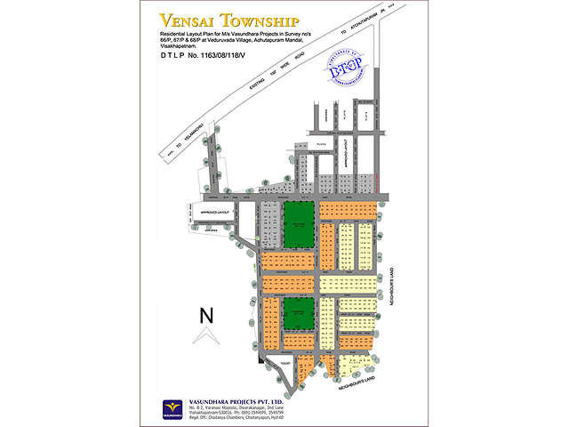 Vasundhara Projects Vasundhara Vensai Township Photos - Atchutapuram ...