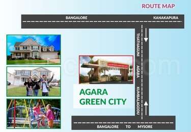VBS Properties VBS Agara Green City Map - Thathaguni, Bangalore ...