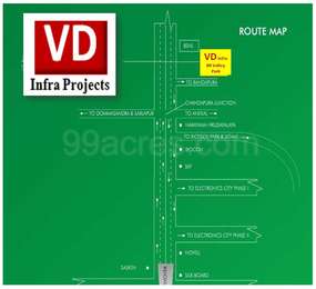 VD Infra Projects VD Infra BR Valley Park Map - Chandapura, Bangalore ...