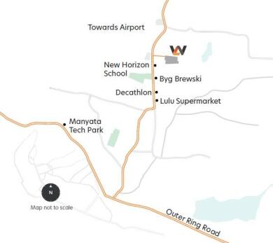 Living Walls VDB Hush Fields Map - Hennur Road, Bangalore North ...