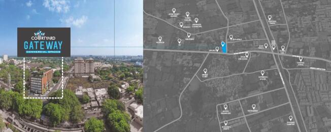 Courtyard Group Courtyard Gateway Map - Sevasi, Vadodara Location Map