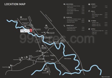 Ved Mangalam Associates Ved Mangalam Melizma Map - Kiwale, Pune ...