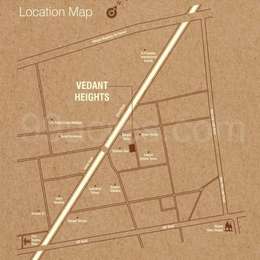Vedant Developers Surat Vedant Heights Map - Bharthana, Surat Location Map