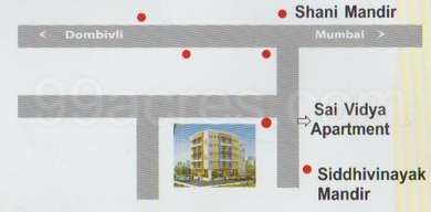 Vedant Realty Vedant Group Sai Vidya Apartment Map - Dombivli East ...