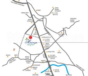 Vedantha Associates Vedantha Maanya Heights Map - Punawale, Pune ...