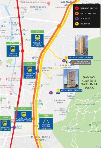 Veekaylal Investment Company VKLAL HARI PHASE 1 Map - Borivali East ...