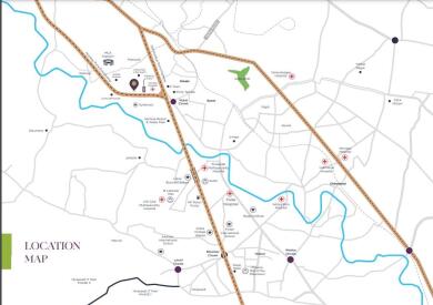 Vellkin Spaces Vellkin Basil Flora Map - Kiwale, Pune Location Map