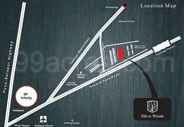 Venkateshwara Properties Venkateshwara Silver Woods Map - Hadapsar ...