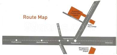 Vensar Constructions Company and VUDA Fortune Hills Map - Dakamarri ...