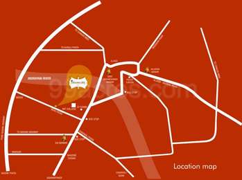 Venture Group and Legacy Group Venture City Map - Moshi, Pune Location Map