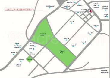 Ventures Real Infra Ventures Residency Map - Kharghar, Mumbai Navi ...