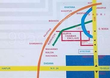 Venus Con. Build Private Limited Venus Surya Chaman Enclave Map - Dadri ...