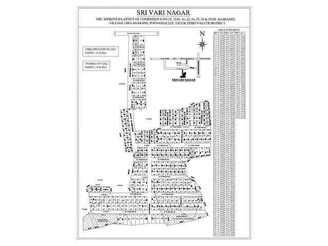 VEP Sri Vari Nagar Chennai West, Poonamallee Resale Price List ...