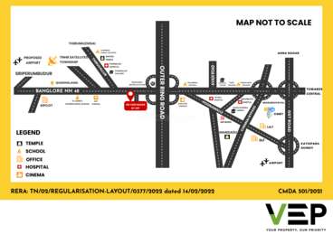 VEP Builders VEP Sri Vari Nagar Map - Poonamallee, Chennai Location Map