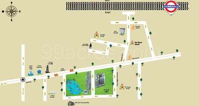 Versatile Housing Group Versatile Valley Map - Dombivli (East), Mumbai Beyond Thane Location Map