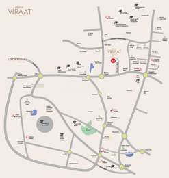 Vertex Homes Vertex Viraat Map - Miyapur, Hyderabad Location Map