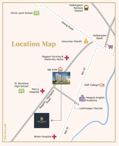 Vertical Developers Vertical Park Avenue Residency Map - Haibargaon ...