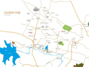 Vessella Group Vessella Meadows Map - Narsingi, Hyderabad Location Map