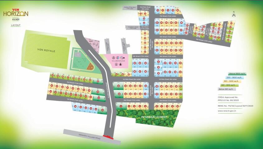 VGN Horizon Chennai North, Avadi | Price List & Brochure, Floor Plan ...